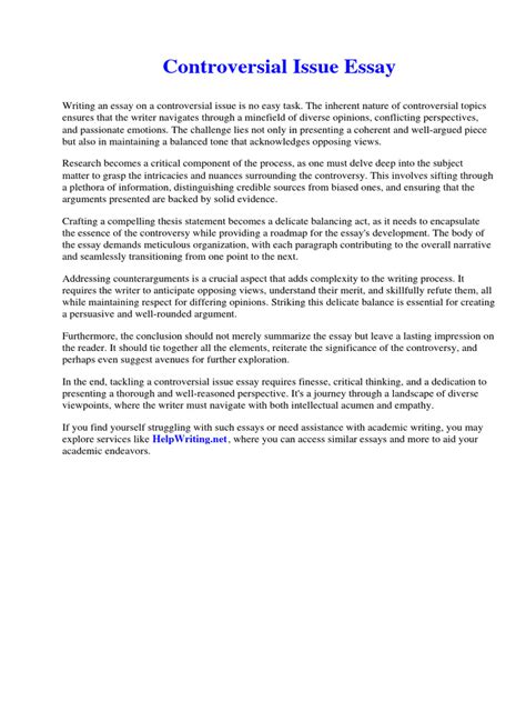 Controversial Issue Essay Download Free Pdf Mount Everest Essays
