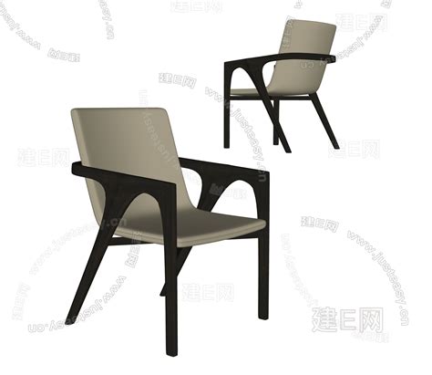 现代休闲椅模型su模型下载 Id101405061 建e室内设计网