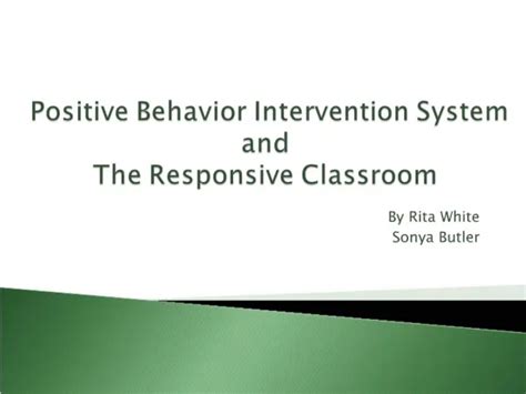 Ppt The Responsive Classroom Approach Powerpoint Presentation Free Download Id 2565026