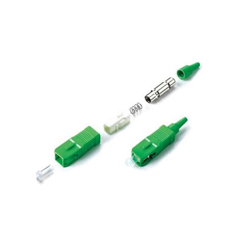 Sc Apc Fiber Optic Fast Connector Sm Simplex For 900um Cable Fiber