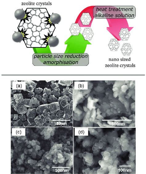 Schematic Illustration Of The Preparation Of Nano Sized Zsm 5 Zeolite