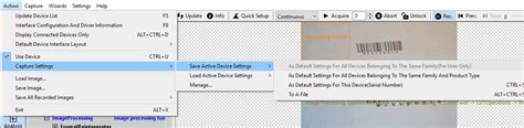 Impact Acquire Sdk Gui Applications Storing Settings