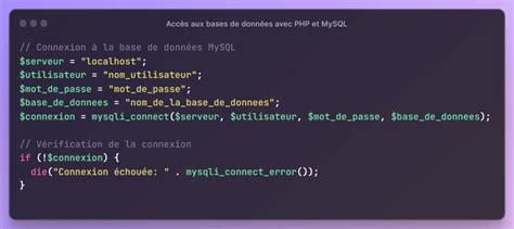 Apprenez Les Bases De Php Pour Créer Votre Premier Script