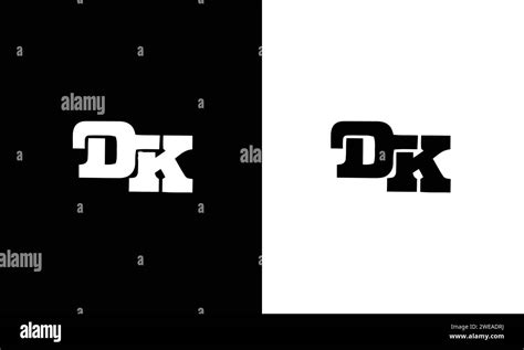 Dk D K Letter Logo Design Icon Vector Symbol Stock Vector Image And Art Alamy