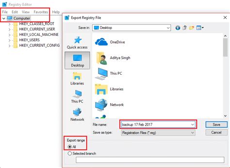 How To Backup And Restore The Registry On Windows Techcult