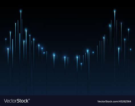 Abstract Vertical Stripe Lines With Light Effect Vector Image