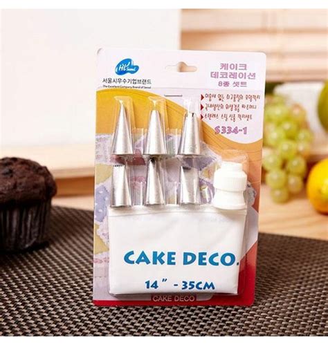 케이크 데코레이션8종세트 소 짤주머니 티몬