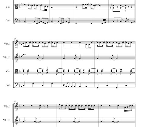 Cant Stop The Feeling Justin Timberlake Sheet Music For String Quartet