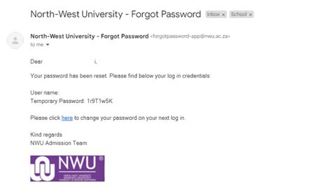 How To Reset Your Nwu Application Password Uniapplyforme