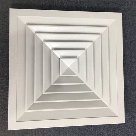 HVAC System Aluminium 4 Way Ceiling Air Diffuser China Air Diffuser And HVAC