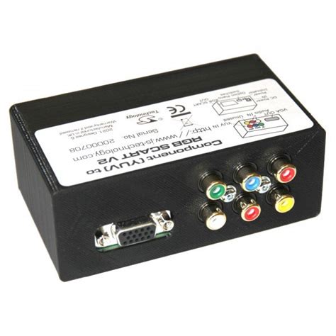 Component Yuv To Rgb Scart V2 Converter Js Technology Ltd