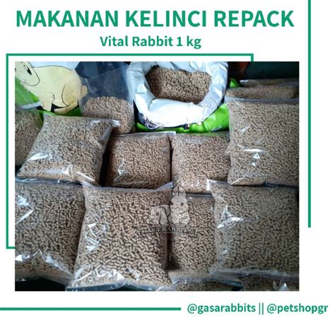 Vital Rabbit Pellets Citrafeed Pellets Vital Rabbit 1kg Rabbit Food 1kg Shopee Malaysia