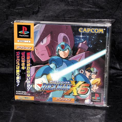 Mega Man Rockman X6 Playstation Ps1 Ps One Japan Action Game