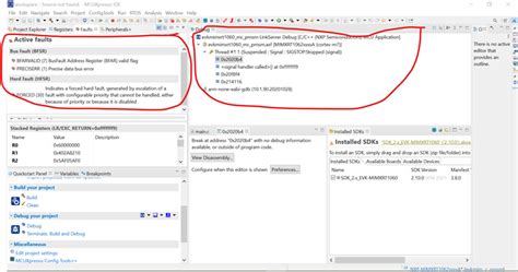 error during debug of motor control software in mimxrt1060 nxp community