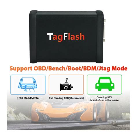 Tag Flash ECU Programmer BENCH OBD BOOT BDM JTAG Mode Full Reading