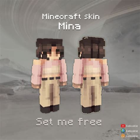 Twice Mina Set Me Free Minecraft Skin Set Me Free Mina Minecraft Skin