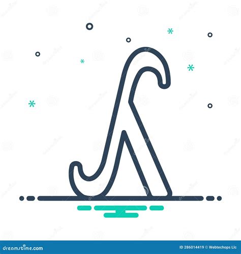 Lambda Greek Symbol Capital Letter Uppercase Font Icon Outline Black Color Vector Illustration