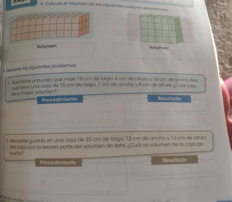 Calcula el volumen de los siguientes cuerpos geométricos Brainly lat
