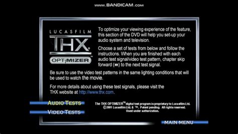 Lucasfilm Ltd Thx Dvd
