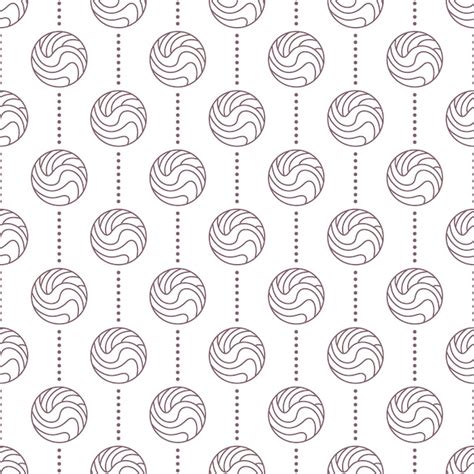 Patrón Geométrico Con Líneas Verticales De Esferas Vector Premium