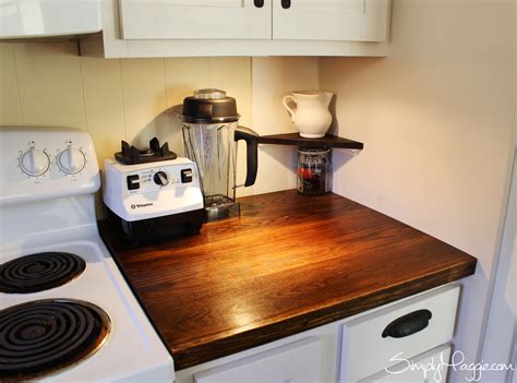 Diy Wide Plank Butcher Block Counter Tops
