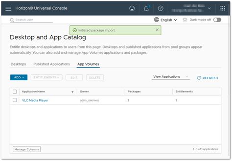 Vmware Horizon Cloud Next Gen Why Is My Imported App Volumes Package
