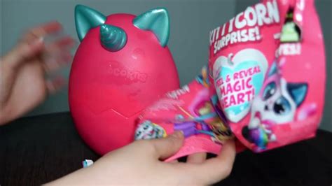 Asmr Unboxing Rainbowcorn Kittycorn Surprise Egg Stuffed Animal Asmr