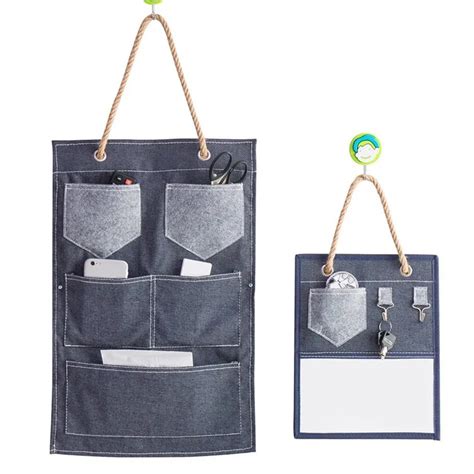 Fabric Wall Hanging Storage Pocket Wall Door Felt Organizer Storage