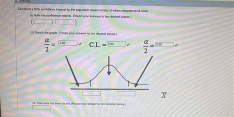 Solved Ranmconstruct A 90 Confidence Interval For The
