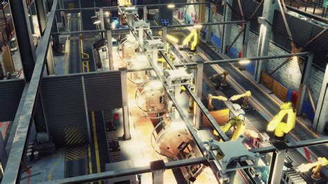 Modern Automated Assembly Line For Cars Stock Video At Vecteezy