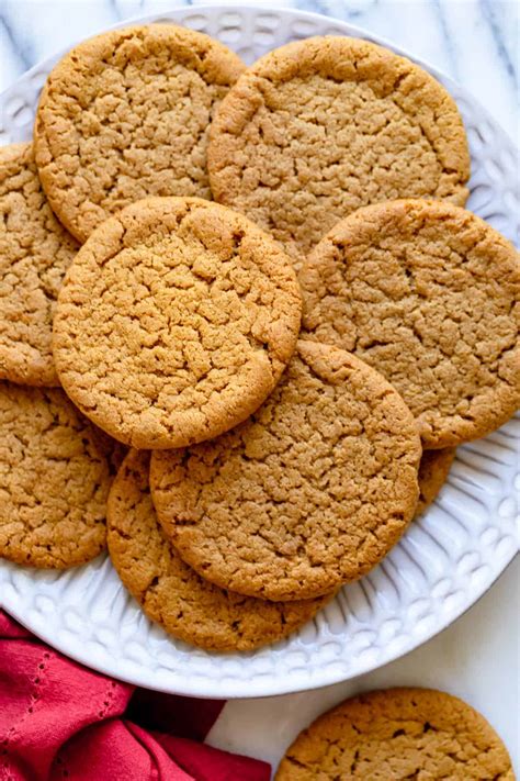 Ginger Snap Cookies Easy Recipe Feelgoodfoodie