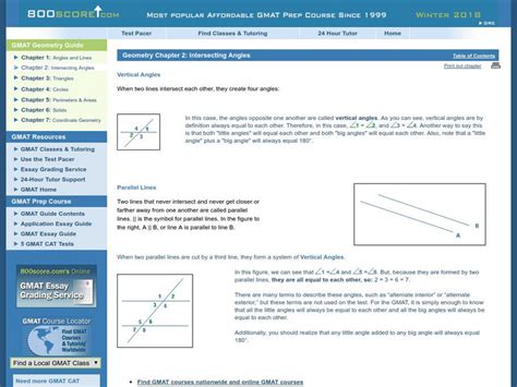 800score Intersecting Angles Activity For 9th 10th Grade Lesson Planet