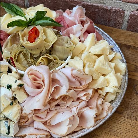 Assorted Meat And Cheese Platter Tre Mari Bakery