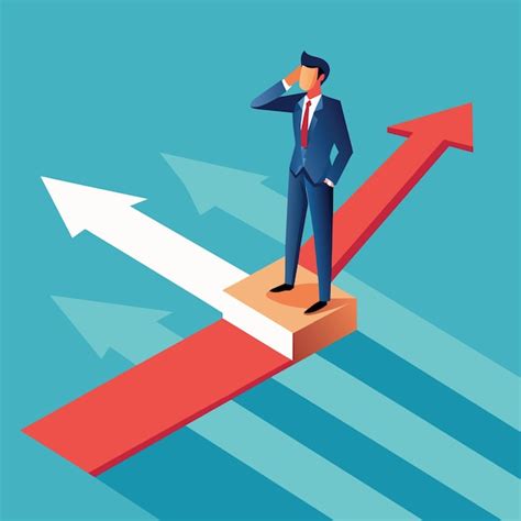 Premium Vector Miniature People Figure As Businessman Thinking With