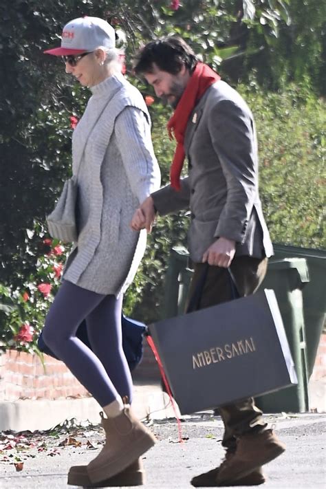 Alexandra Grant And Keanu Reeves Welcome 2025 Together In LA 12 31 2024