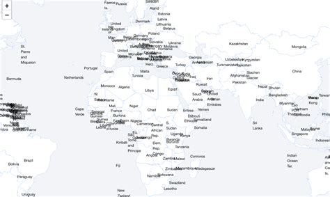 Leaflet Js Using Geojson Data Country Labels Incorrect Stack Overflow