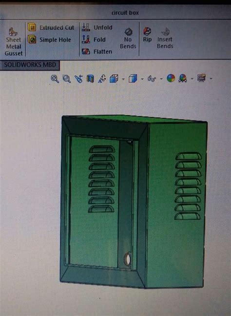 How To Add Vent Feature In Solidworks Grabcad Questions