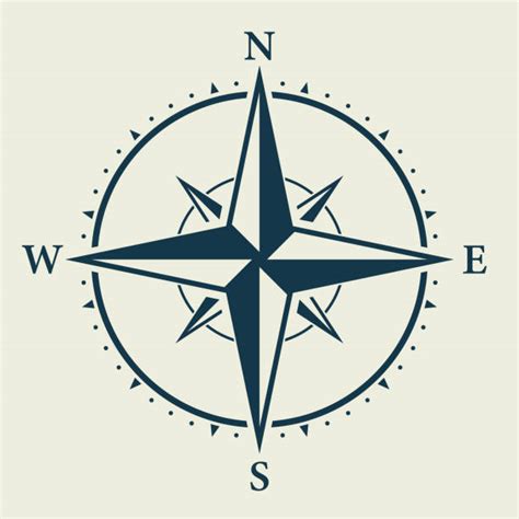 410 Compass Rose Logo Ilustrasi Grafik Vektor And Clip Art Bebas