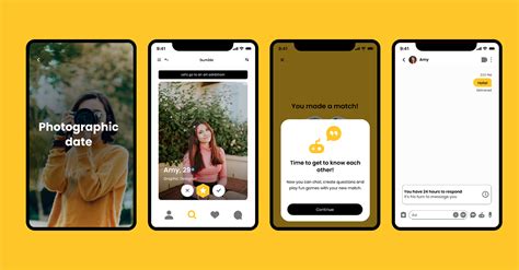 Ux Ui Design Bumble Community On Behance