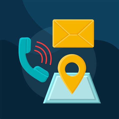 Contact Us Flat Concept Vector Icon Online Assistance Idea Cartoon Color Illustrations Set