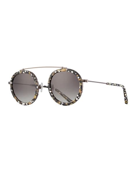 Krewe Conti Gradient Aviator Sunglasses Neiman Marcus