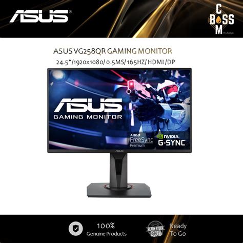 Originalasus Vg258qr Gaming Monitor 2451920x1080 05ms 165hz Hd Mi