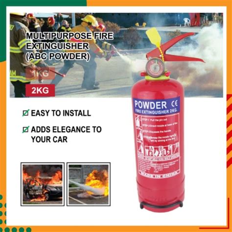 Portable 1kg 2kg Multipurpose Fire Extinguisher Abc Powder Type Spray
