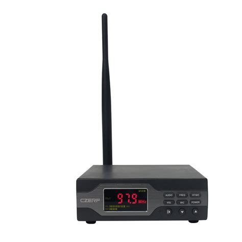 Fm Transmitter Dual Mode Long Range Stereo Broadcast Radio Home With