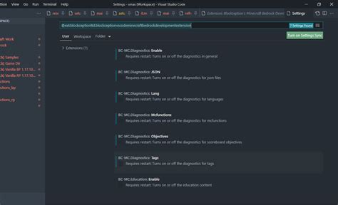 Diagnostics Cannot Be Disabled · Issue 134 · Blockceptionvscode