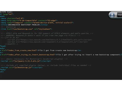 Solved I Updated To Dreamweaver Cc017 Bootstrap Not Work Adobe