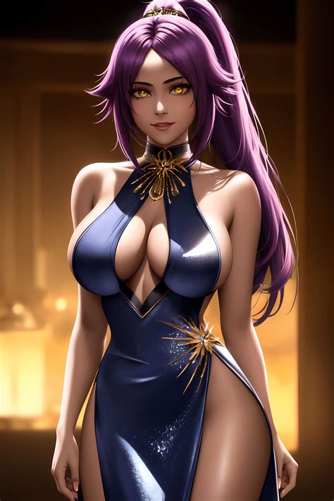 Yoruichi In A Very Sexy Dress By Aiartshines On Deviantart