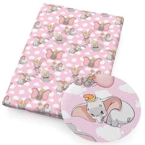 Disney Dumbo Fabric Flying Elephant Timothy Fabric Cartoon Anime