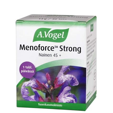 MENOFORCE STRONG TABL 30 KPL | Yliopiston Apteekki