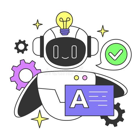 Prompt Engineering To A Artificial Neuron Network Artificial Intelligence Stock Vector